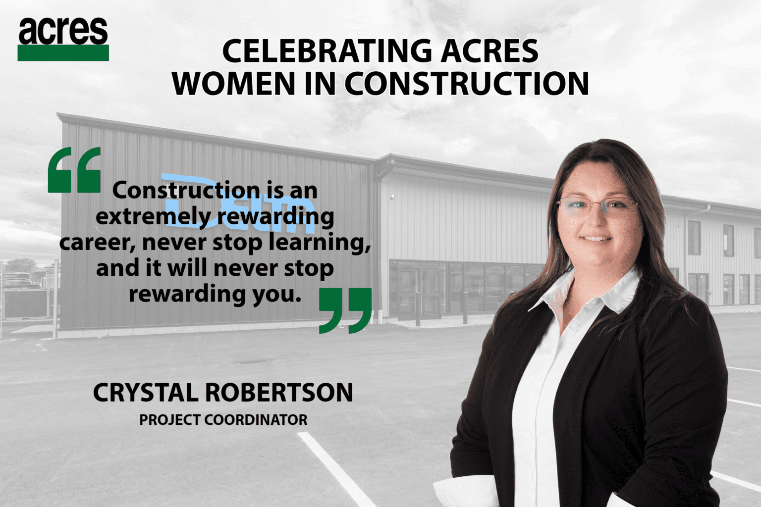 Women in Construction Week - Crystal Robertson - Acres Enterprises